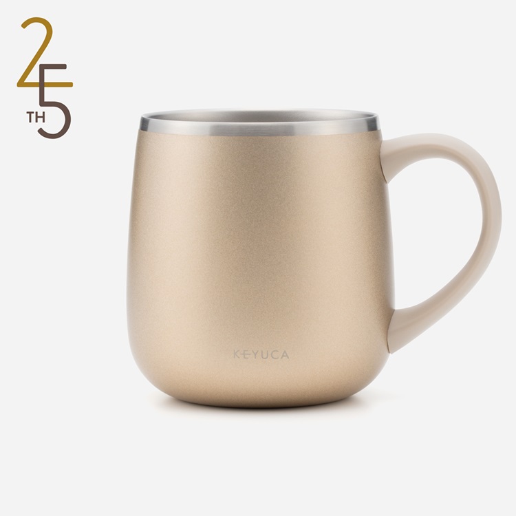 食洗機対応 pomaステンレスマグ400ml ゴールド|KEYUCA(ケユカ)オンラインショップ【公式】通販