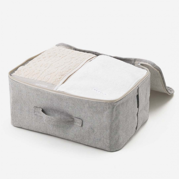 Popyre たためる フタ式BOXII グレー S|KEYUCA(ケユカ)オンラインショップ【公式】通販